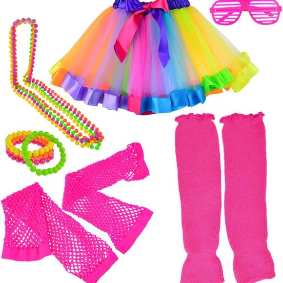 Accessories | 6 In 1 8s Costume Accessories For Kids 1980s Fancy ...